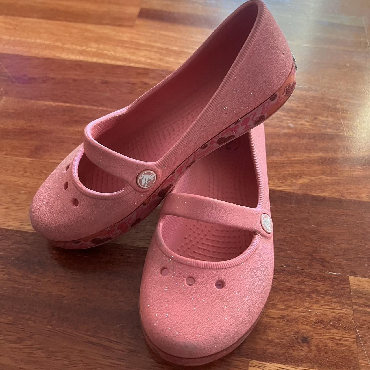 Girls Mary Jane Crocs size 12 #crocs #girlsshoes - Depop