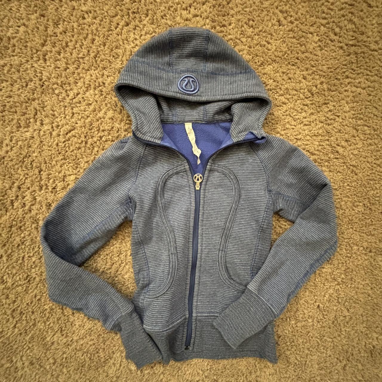 LULULEMON Blue scuba bbl jacket - Depop