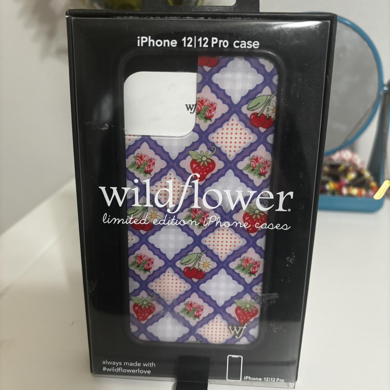wildflower berry jam iphone 12/12pro case - Depop