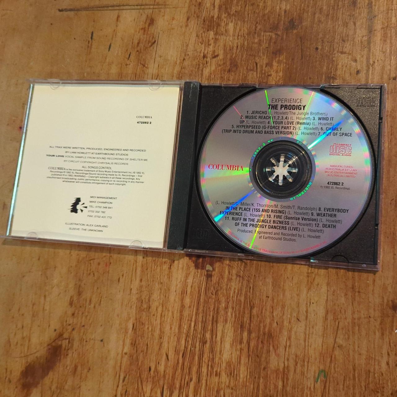 The Prodigy - Experience - CD ORSomme album in great... | Depop