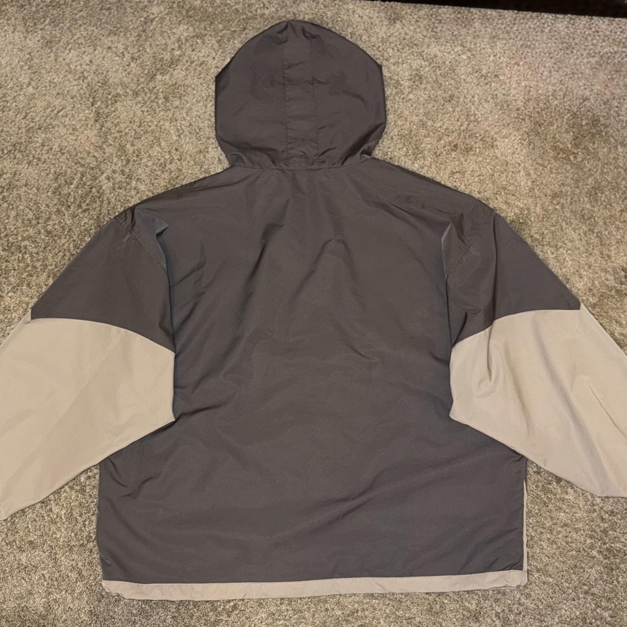 FTP grey wind breaker -size xl -brand new | Depop