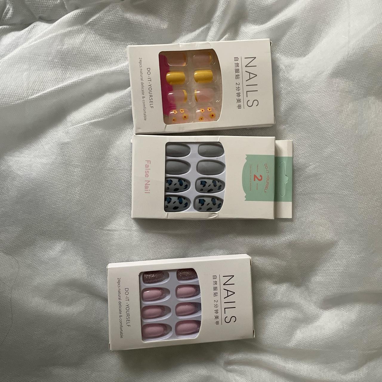 Bundle of three false nails never been opened #nails... - Depop
