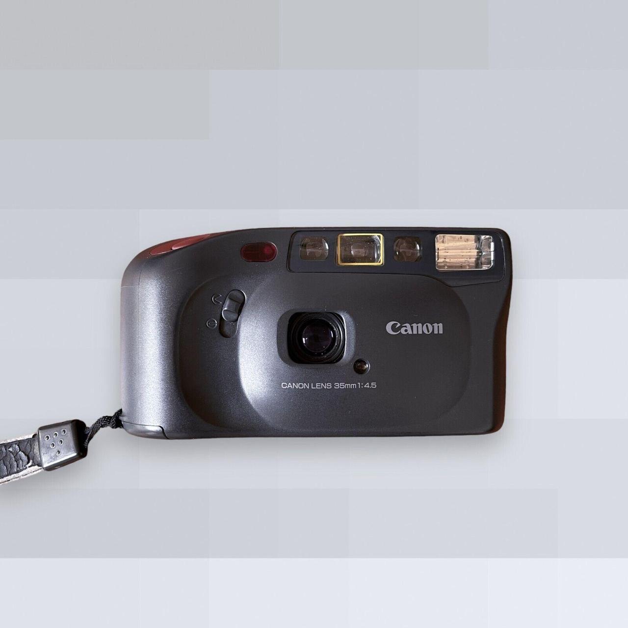 Canon 35mm Film Camera Sure Shot EX Grey Canon 35mm... - Depop