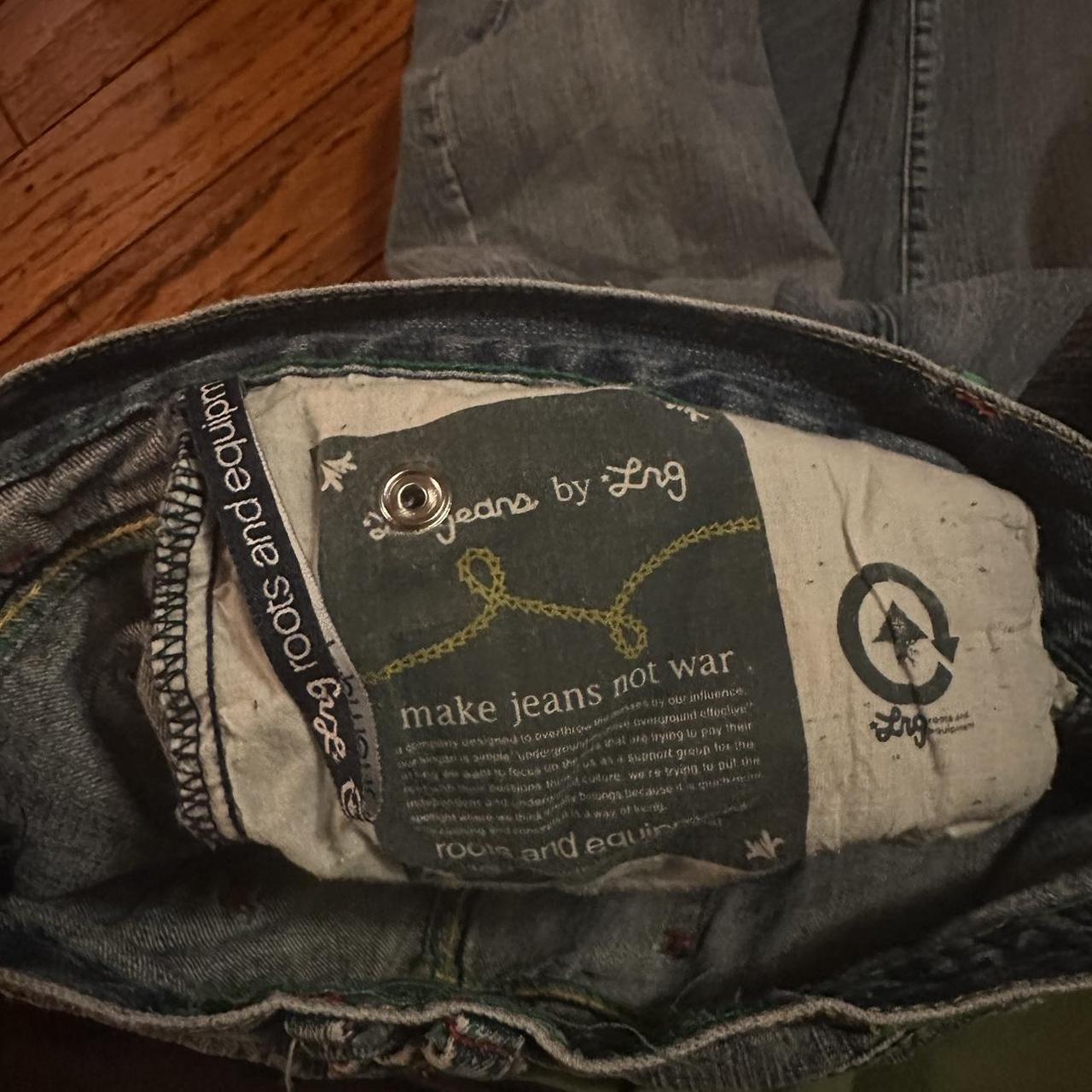 vintage rare Embroidered LN Geans Size 40 great... - Depop