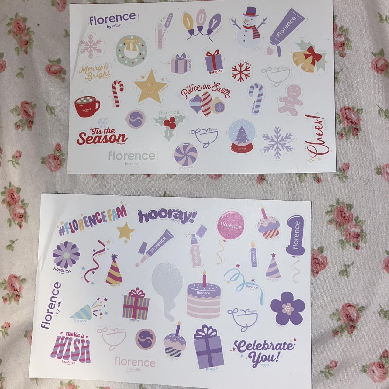Florence by mills sticker pack! 🎀only one sticker... - Depop