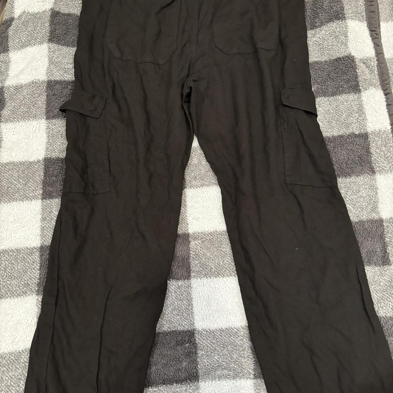 Black Utility Jogger with side pockets Rewash With... - Depop