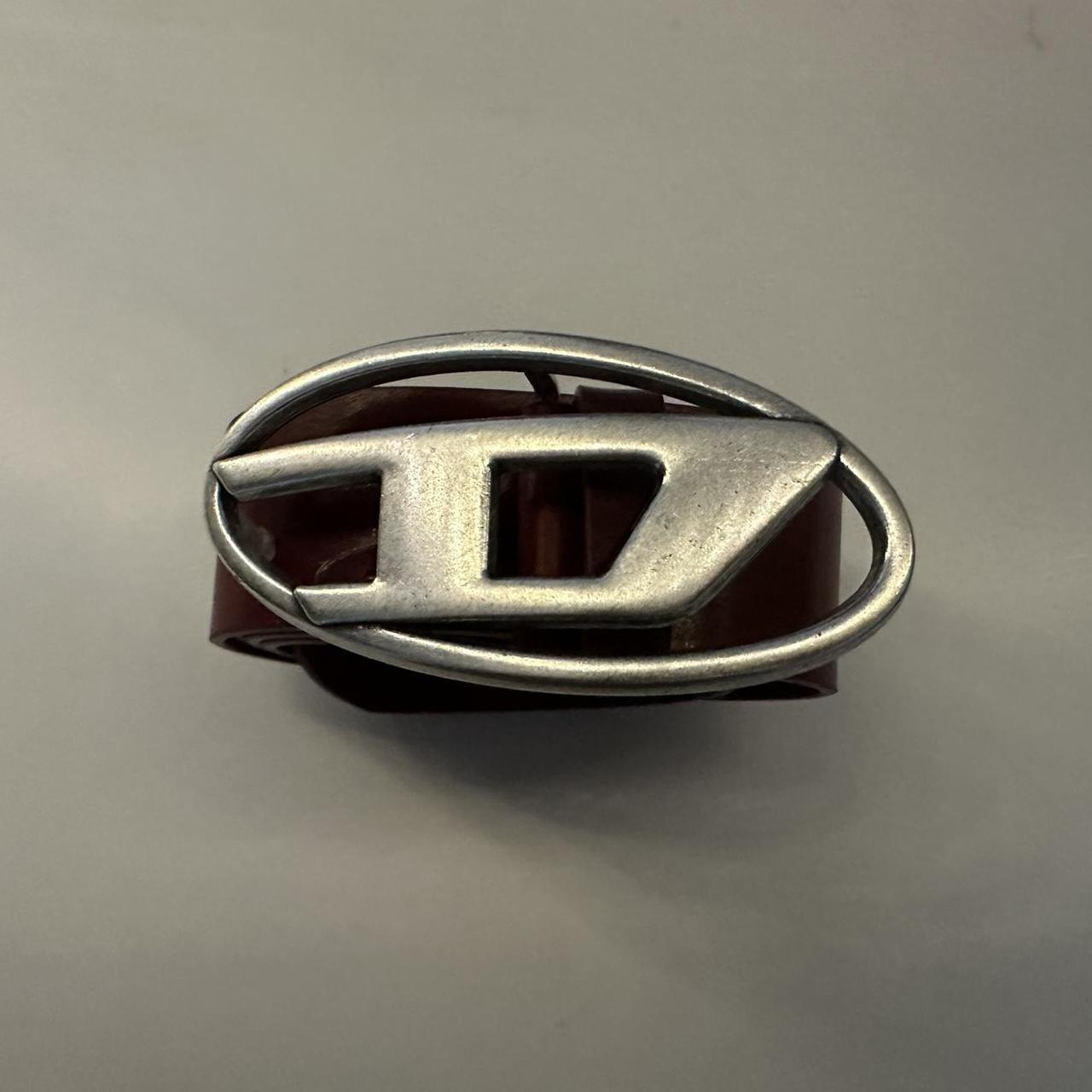 Red Leather Diesel Belt #Diesel #RedLeatherBelt... - Depop