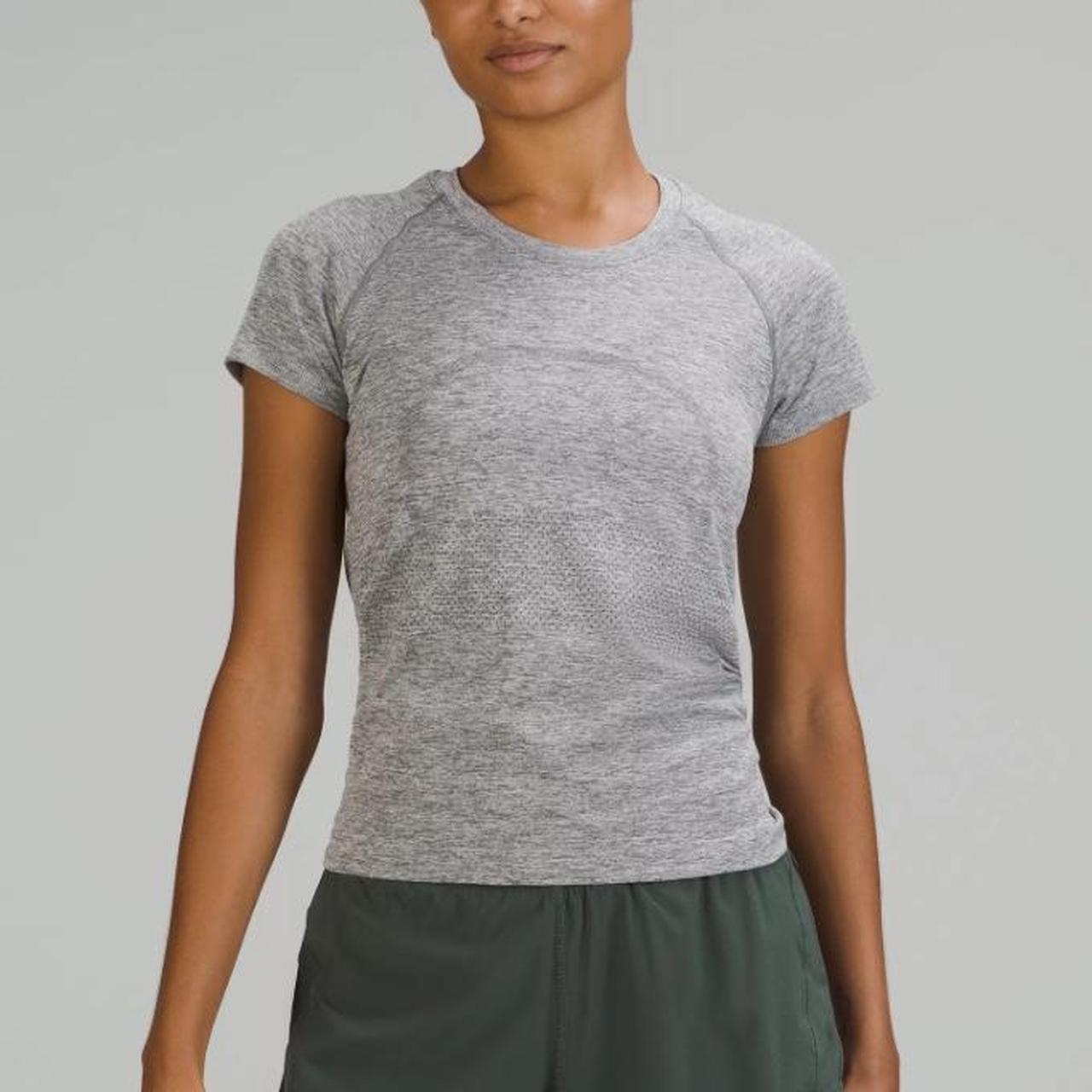 Grey Lululemon swiftly tech either size 4, or 6 in... - Depop