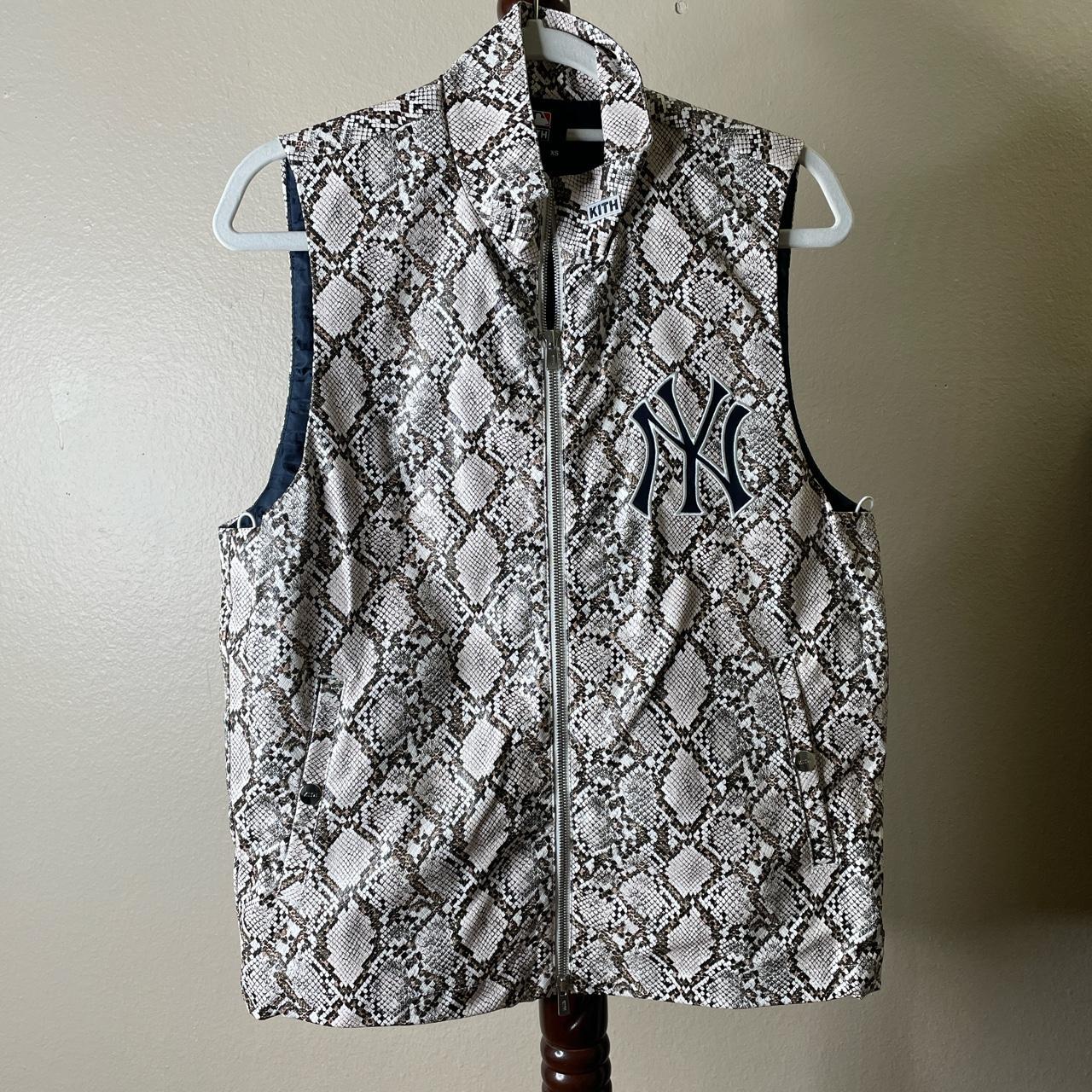 Animal print New York yankees mlb x kith vest - Depop