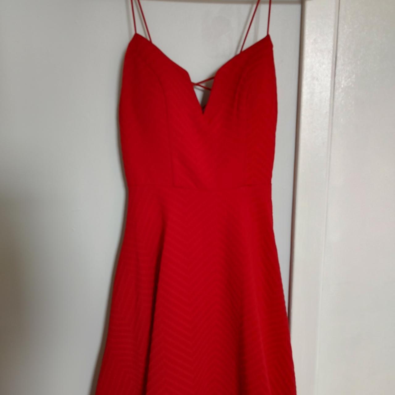 Cute red dress from City Studio, size 1. Length is... - Depop