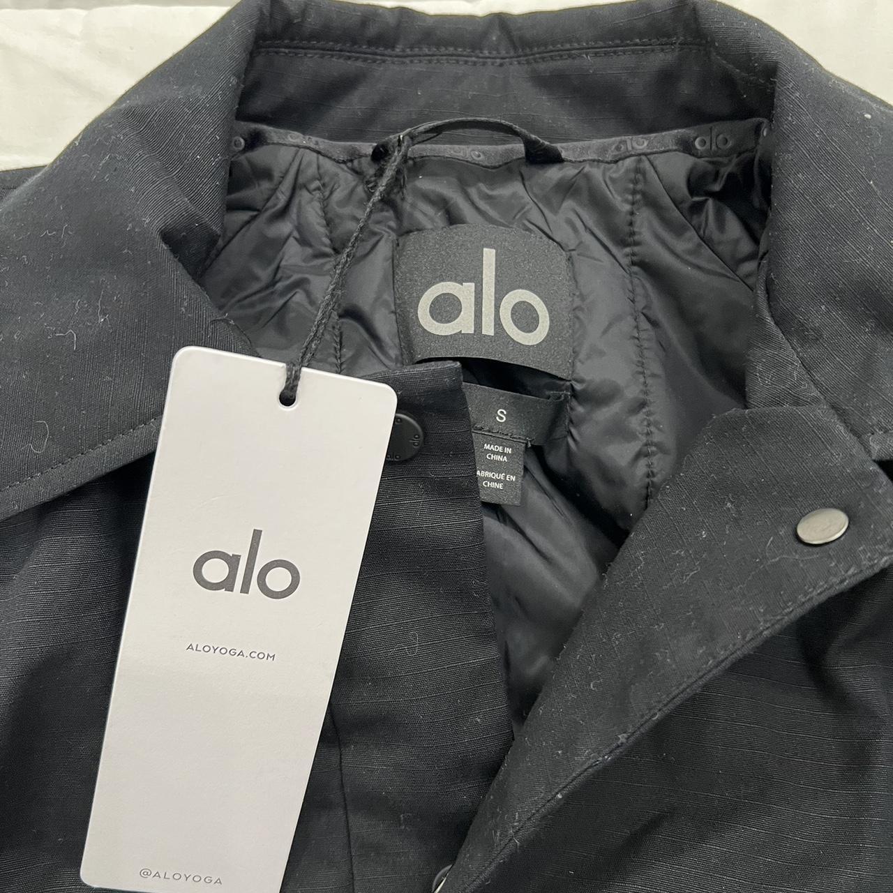 Black Alo mvp jacket. Brand new size S Regular price... - Depop