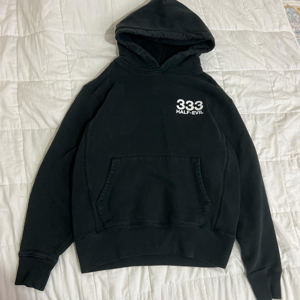 Half Evil 333 black hoodie Sz S mens - Depop