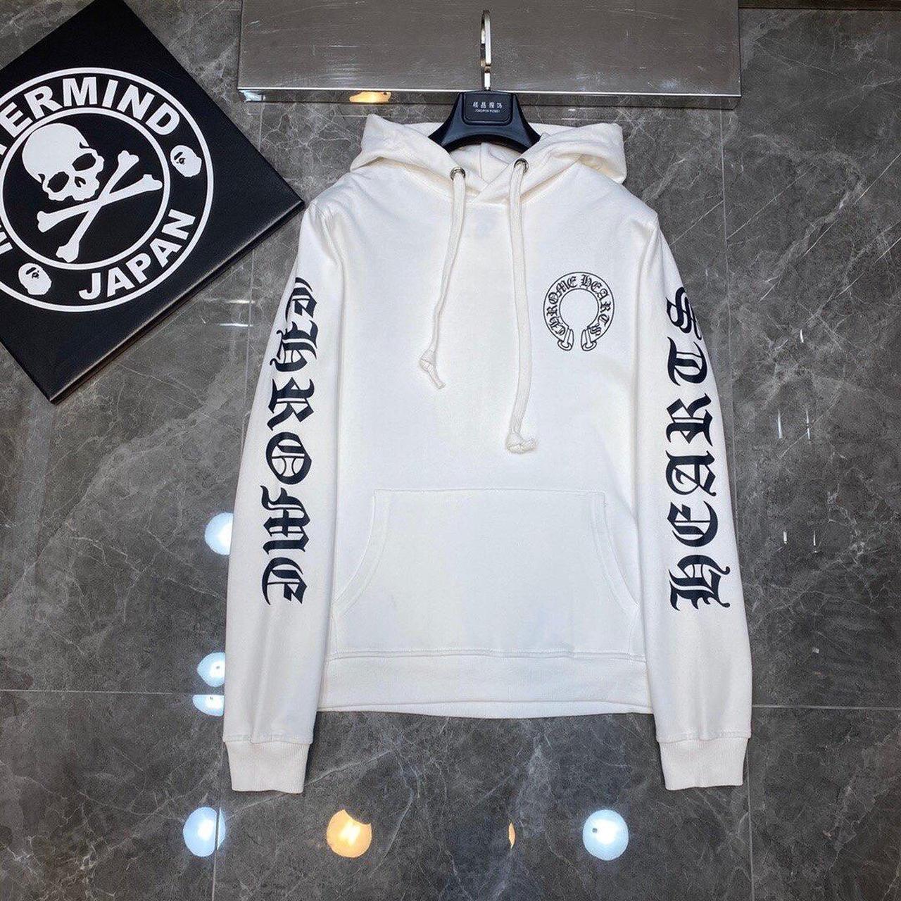 Chrome hearts hoodie Size L Good condition - Depop