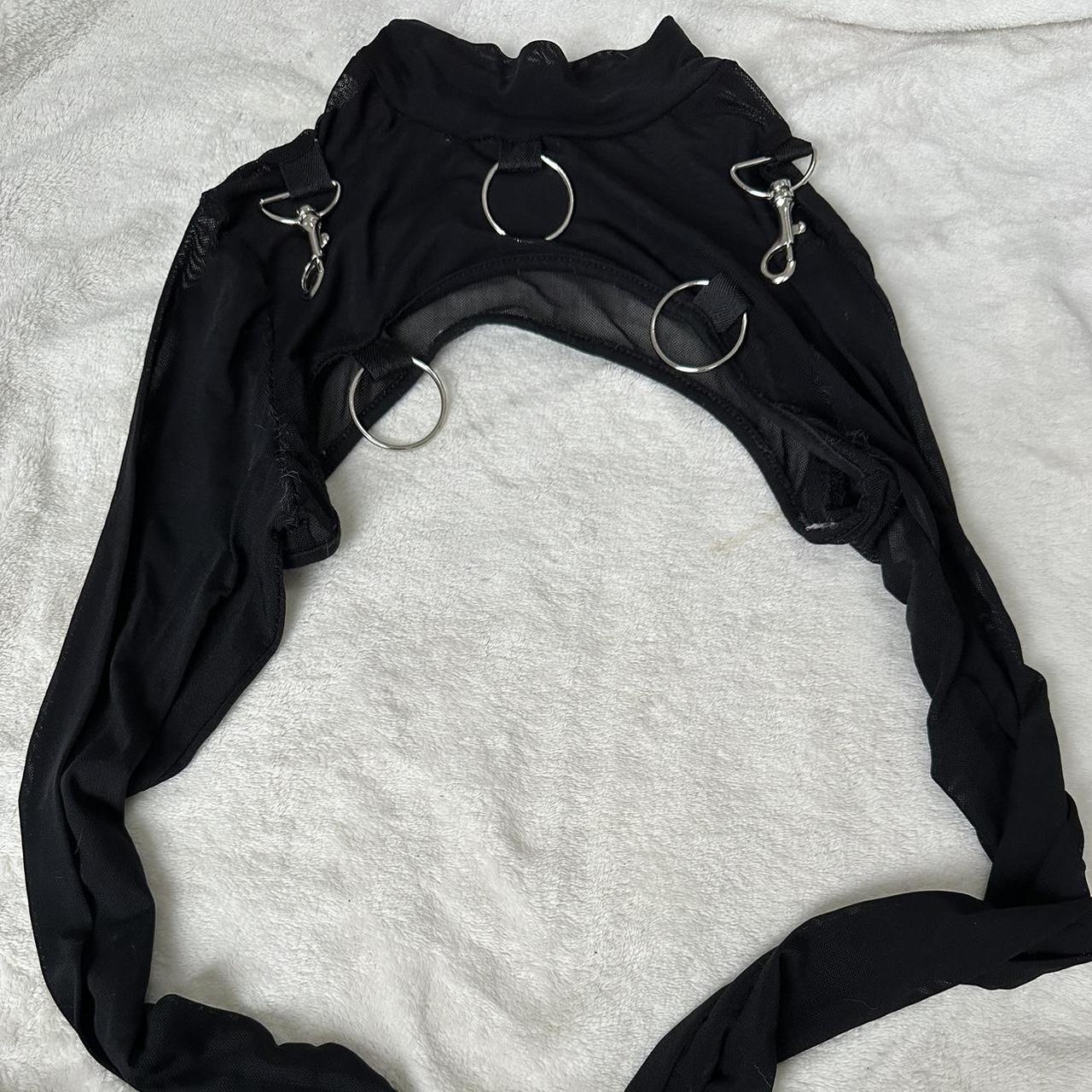 Amazon Black Long Sleeved Crop Shrug size Small.... - Depop