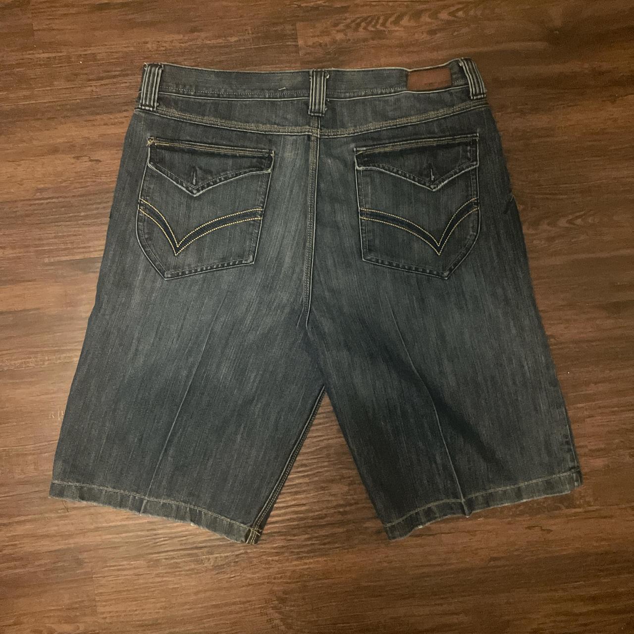 Baggy Dark Blue Jordan Craig Denim Shorts/Jorts... - Depop