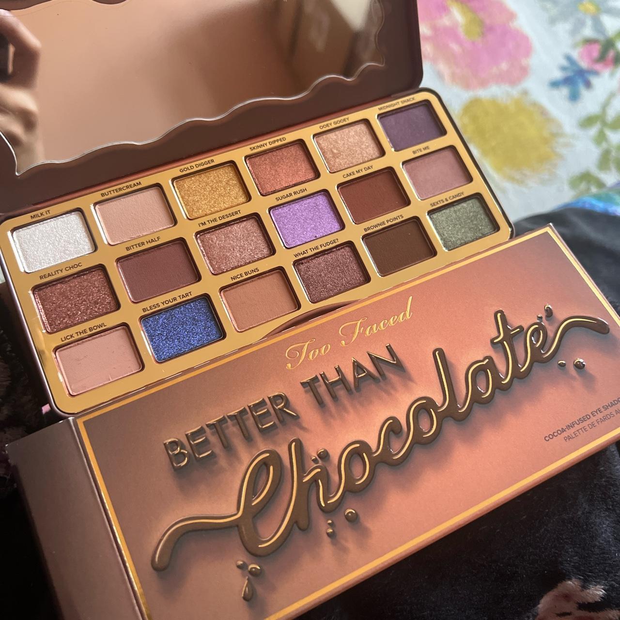 Too faced better than chocolate eyeshadow palette - Depop