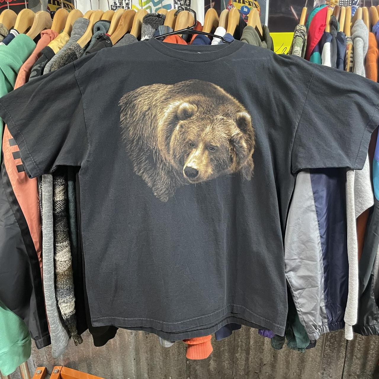 Vintage Animal T-shirt Big Bear Size XL - Depop