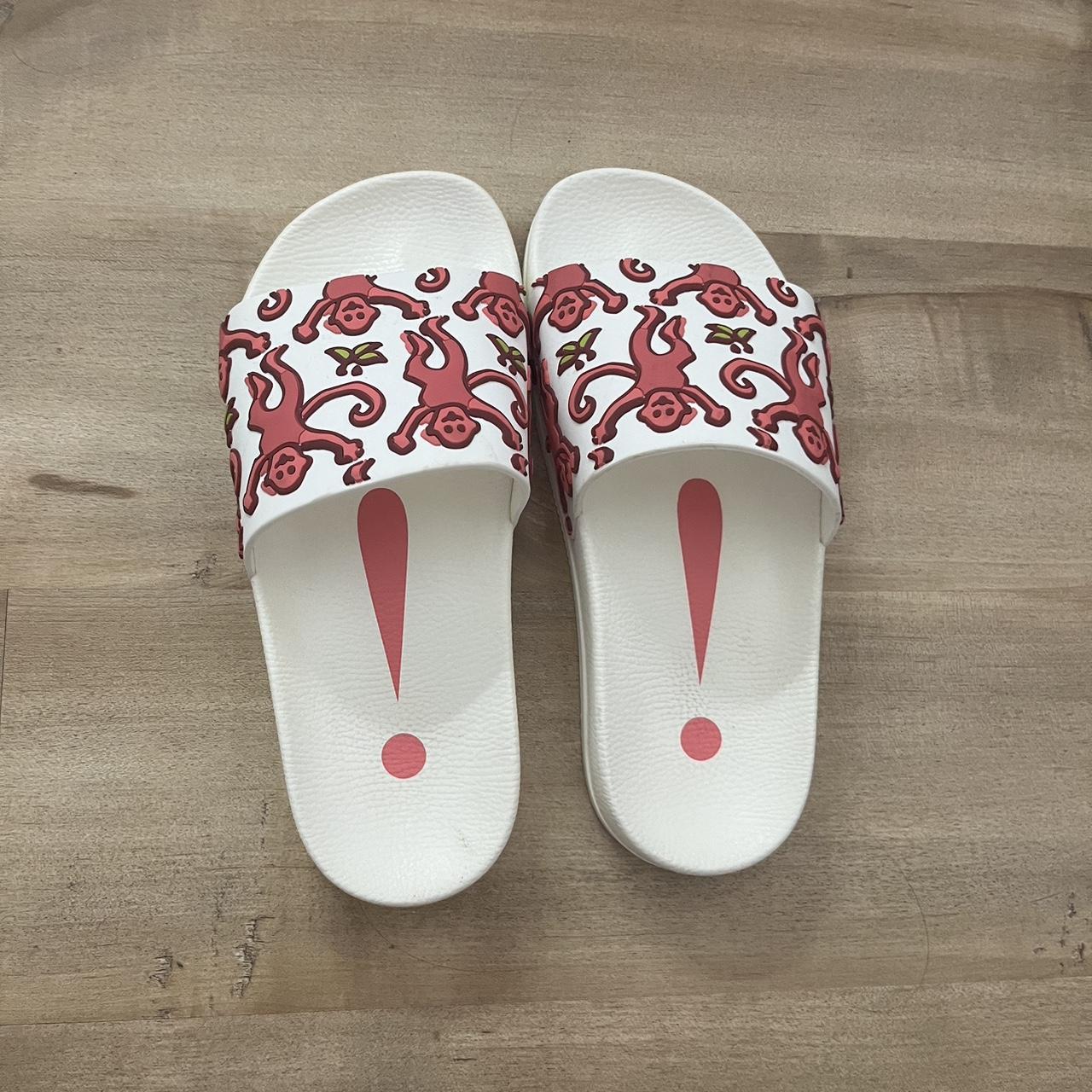 Roller rabbit slides, worn one time really good... - Depop