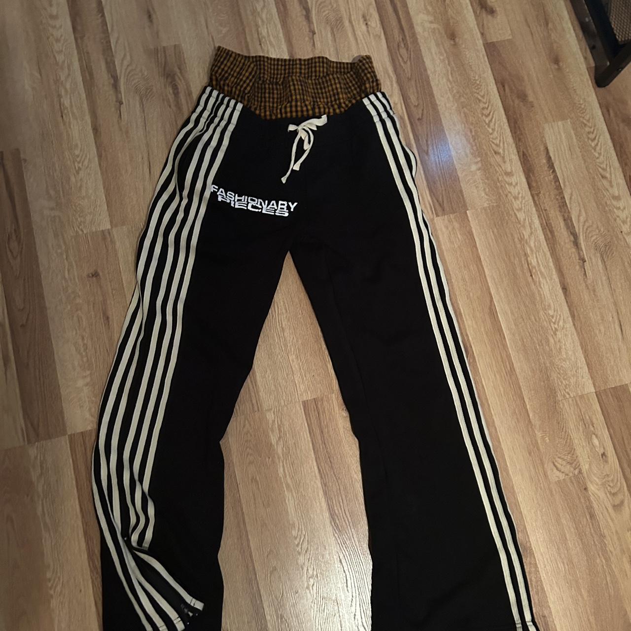 Fashionarypieces double waisted flared sweats 80 on... - Depop