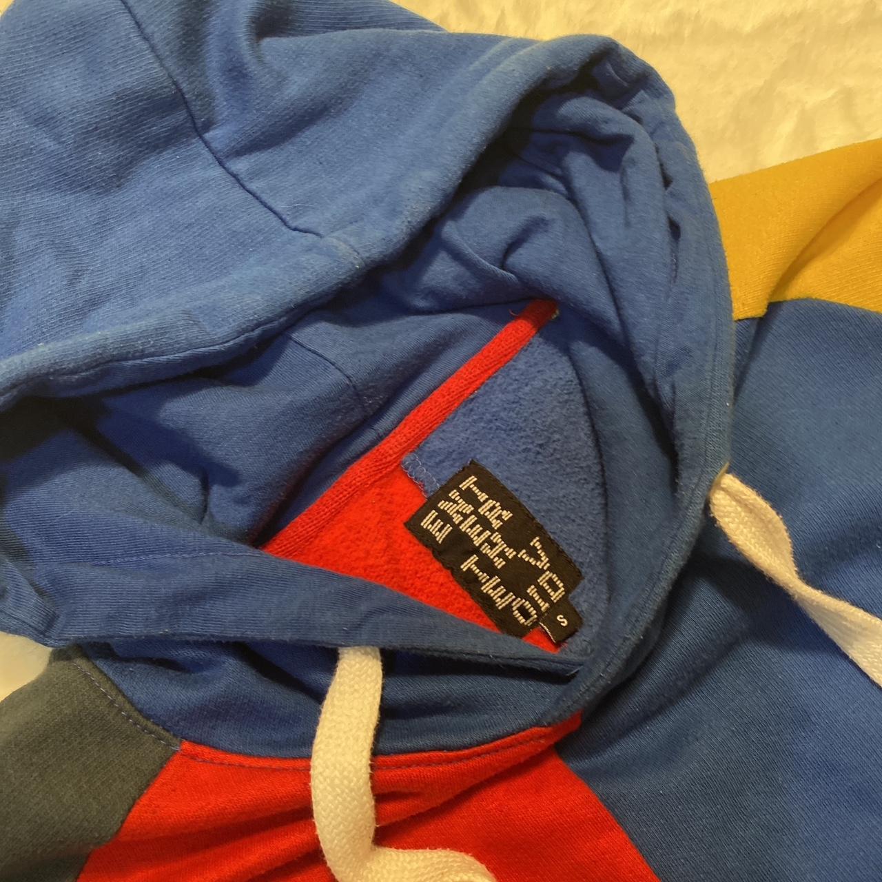 Multi Color Hoodie, Worn Couple Times Like New... - Depop