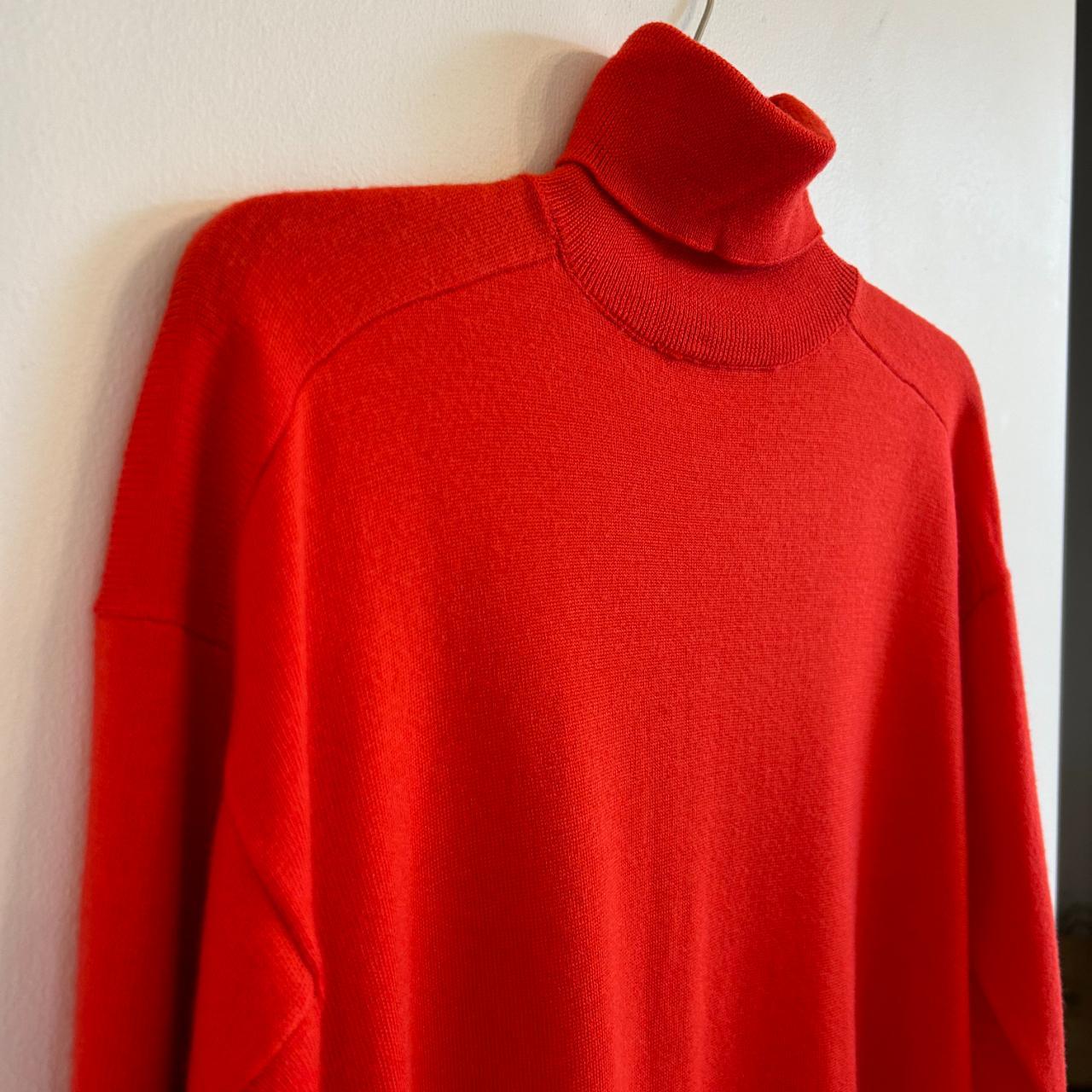 Gorman Merino Wool Turtle Neck Jumper a warm, orangy... - Depop