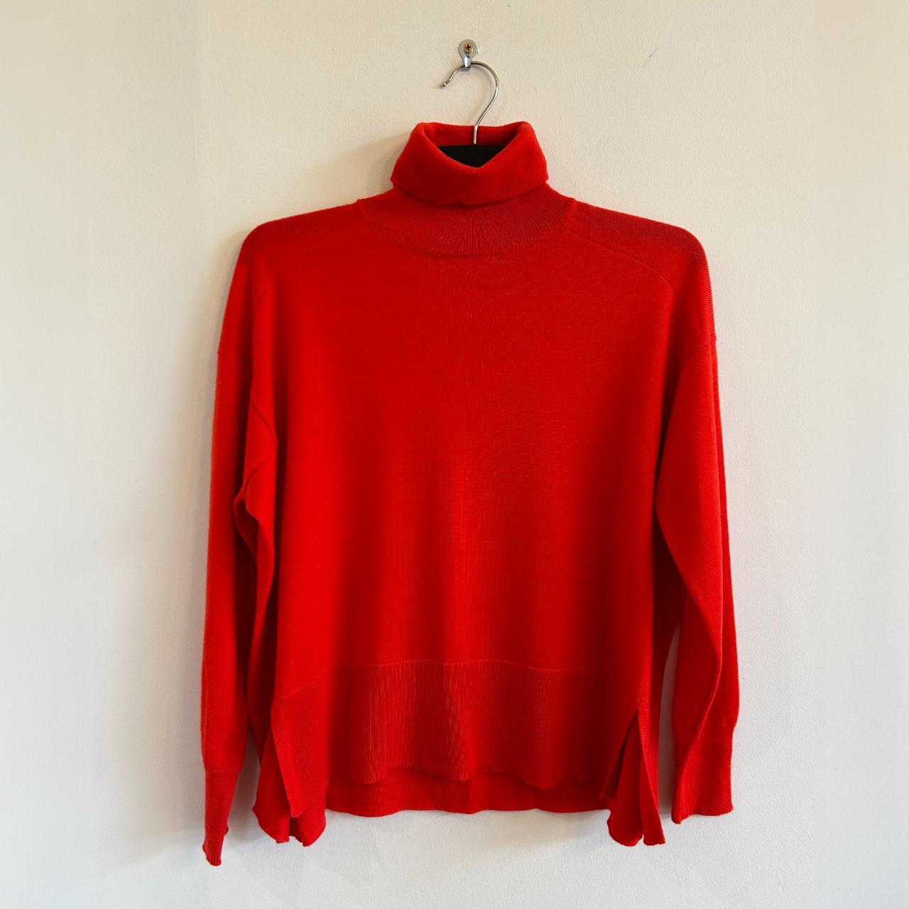 Gorman Merino Wool Turtle Neck Jumper a warm, orangy... - Depop