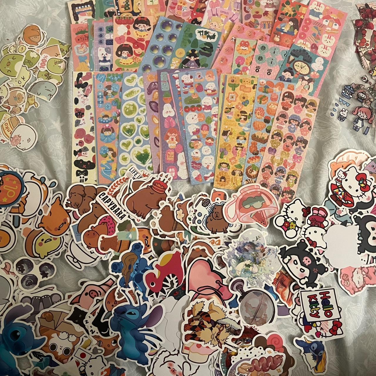 RANDOM STICKER BUNDLE ‼️ comes with roughly 40-50+... - Depop