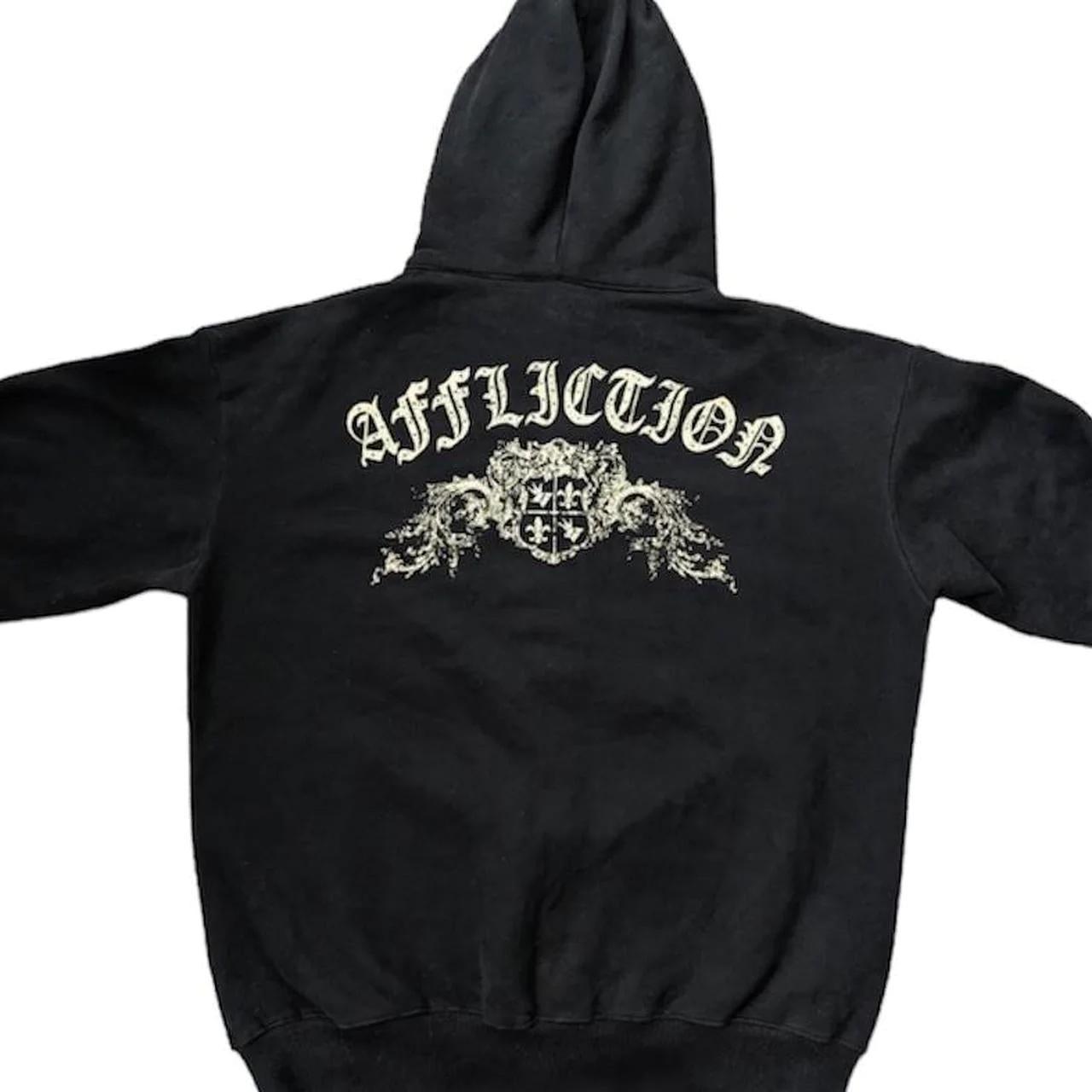 AFFLICTION HOODIE REDEMPTION affliction tapout... - Depop