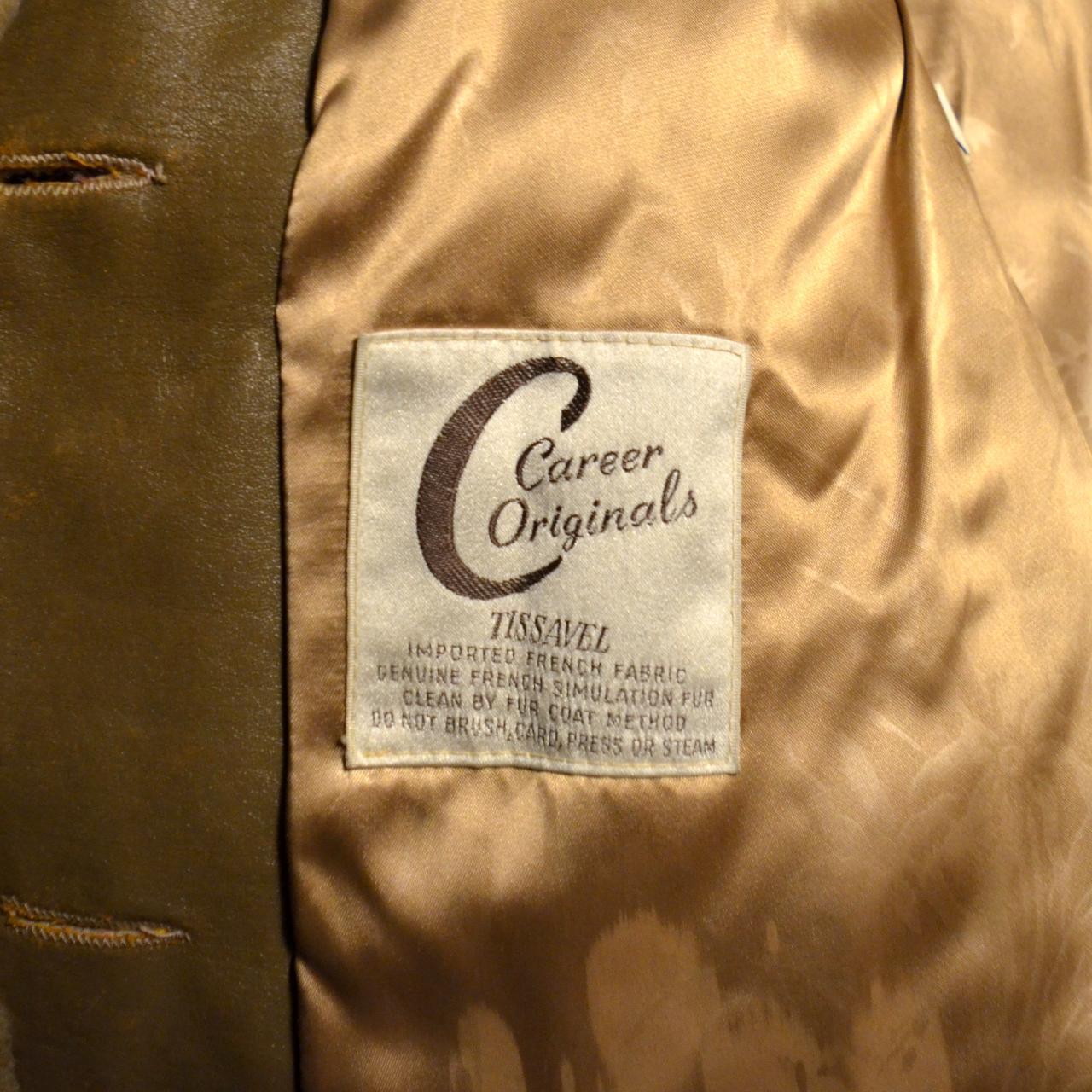 Brown 70s vintage faux fur coat. Career Originals... - Depop