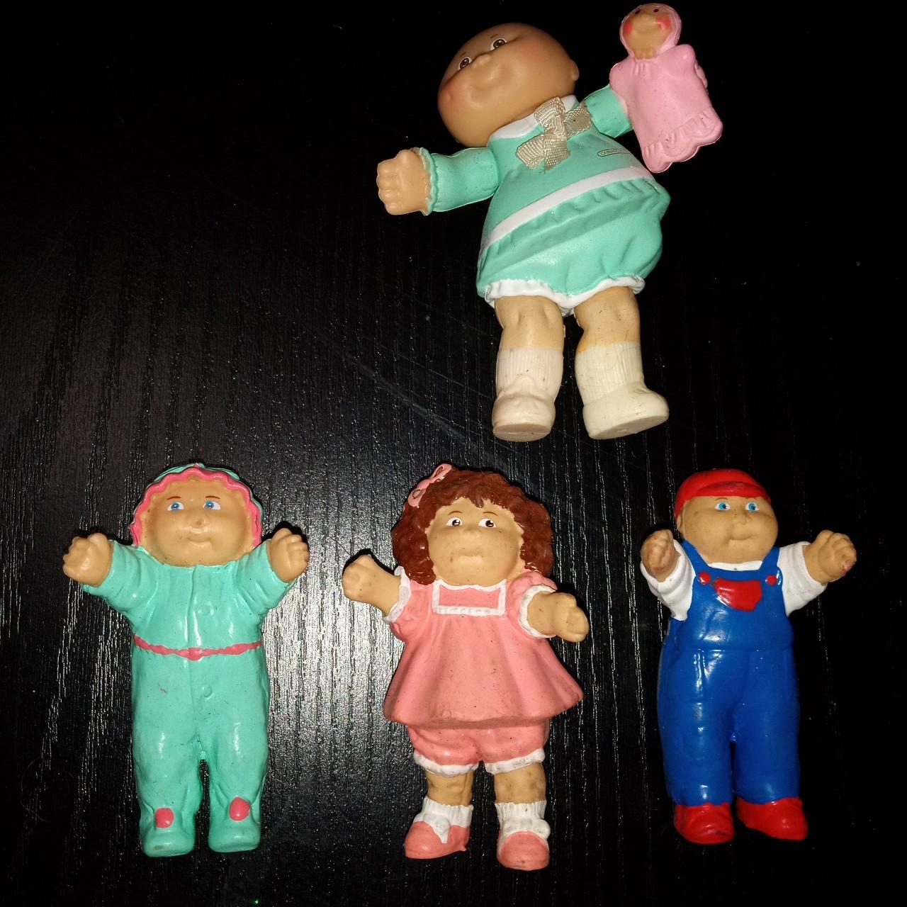 Vintage 1980s mini cabbage patch doll figures - Depop