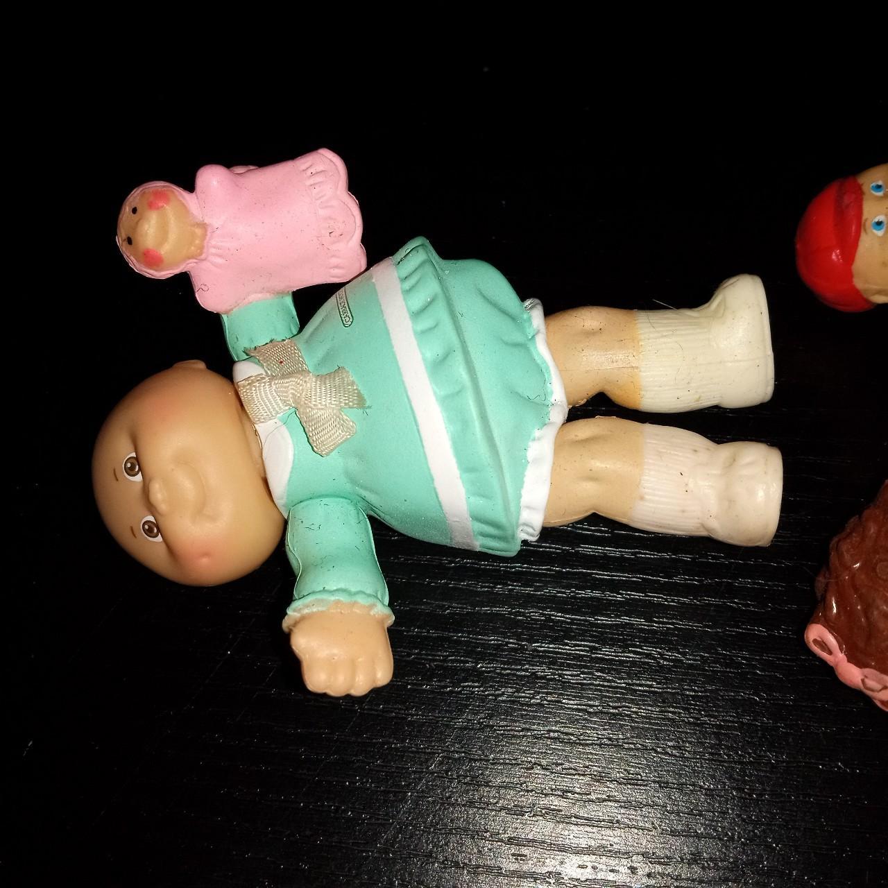 Vintage 1980s mini cabbage patch doll figures - Depop