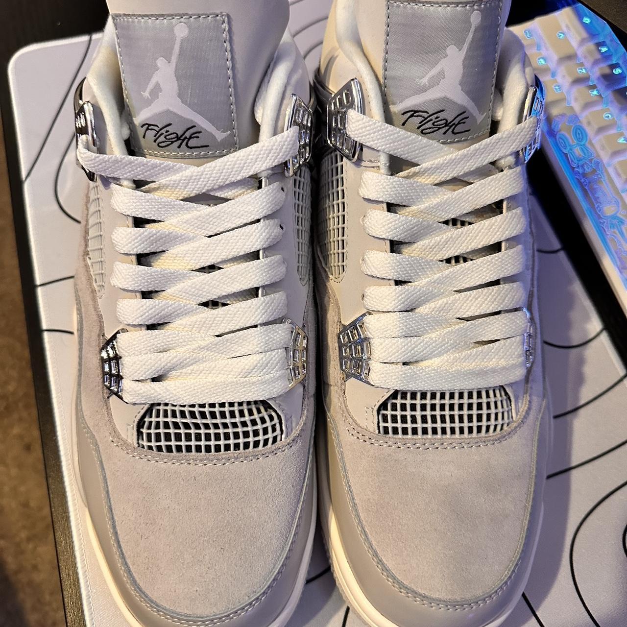 Frozen moments Jordan 4s brand new No box - Depop