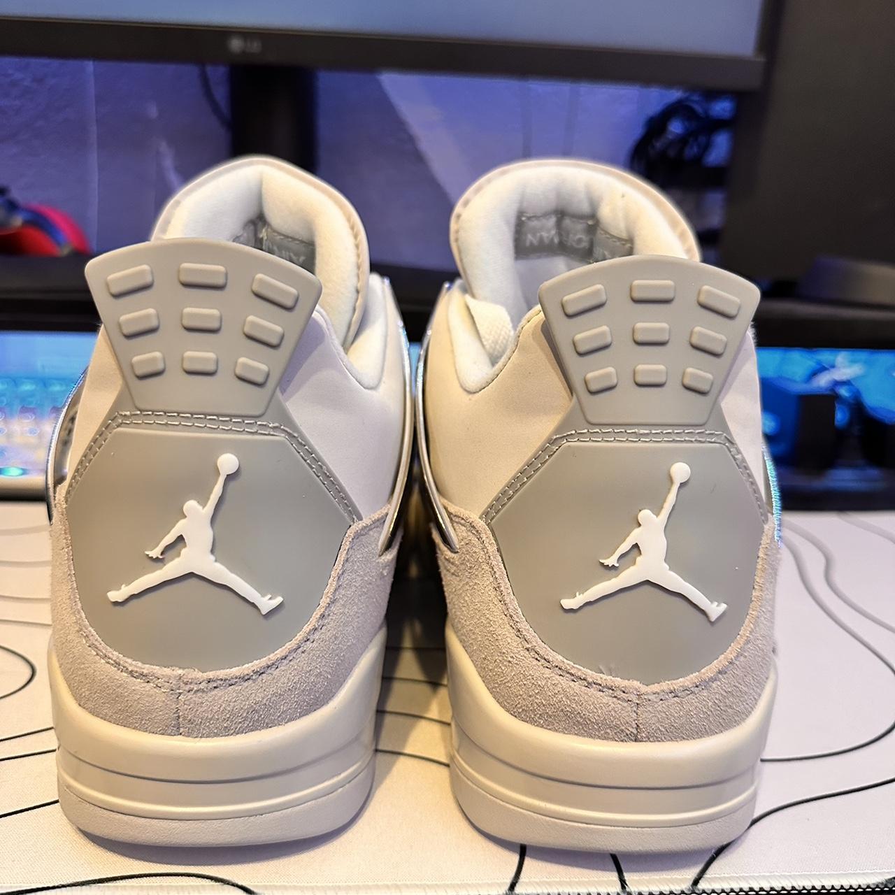 Frozen moments Jordan 4s brand new No box - Depop