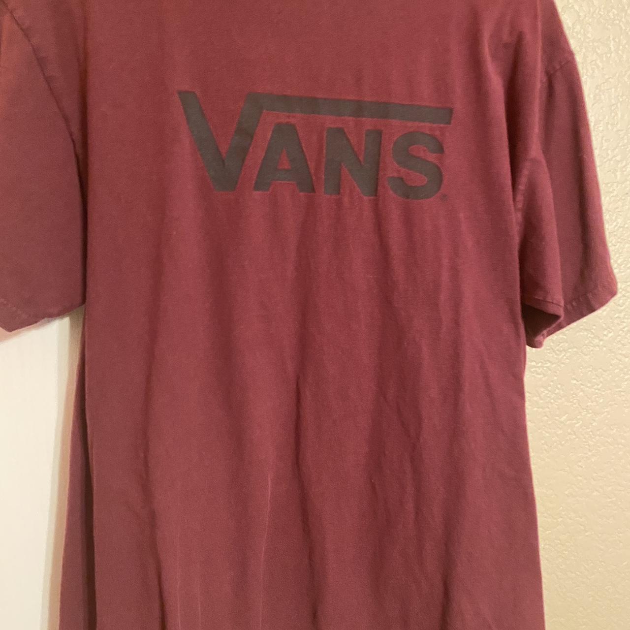 Large red vans shirt - Depop