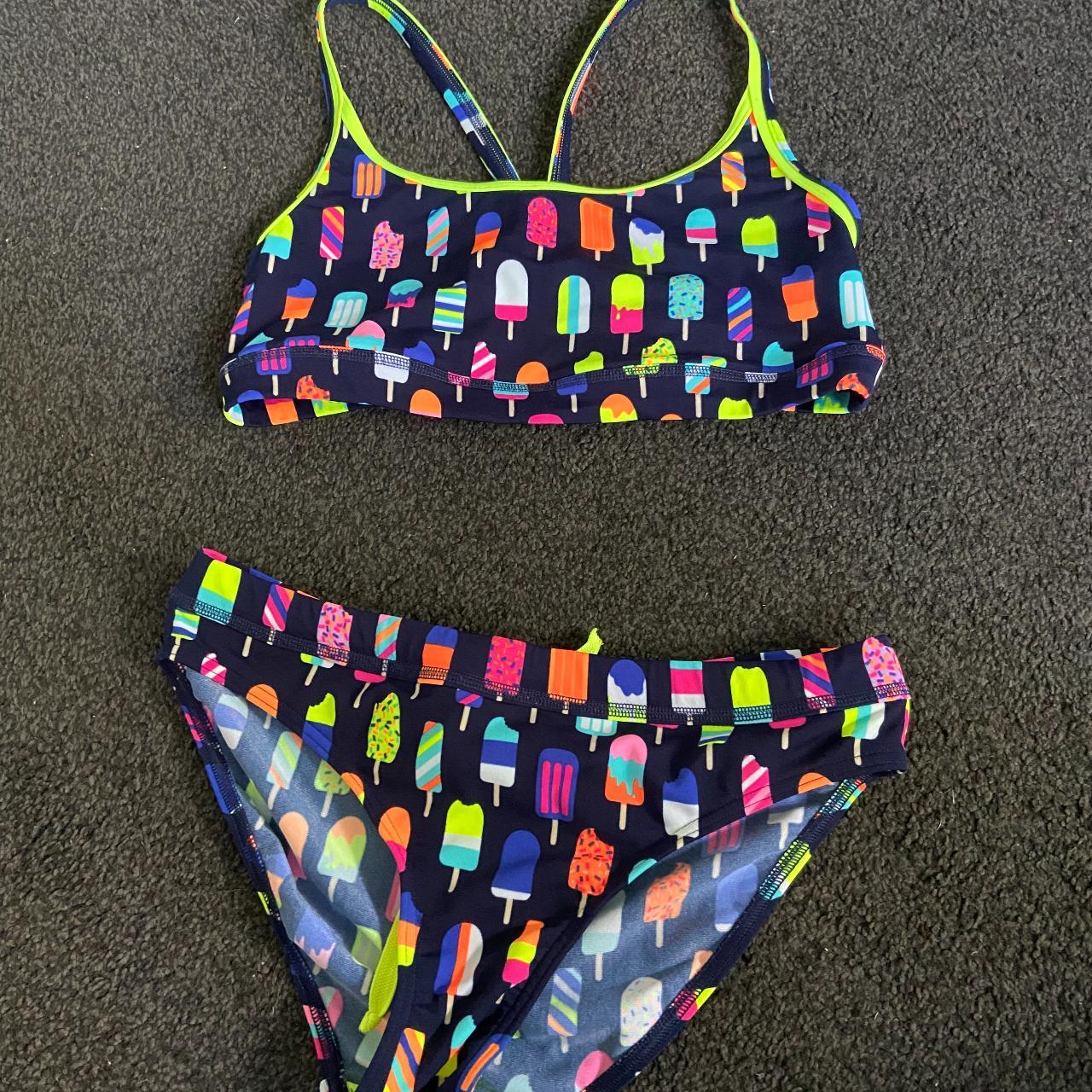 Funkita Icey Pole Two Piece Bathers Excellent... - Depop