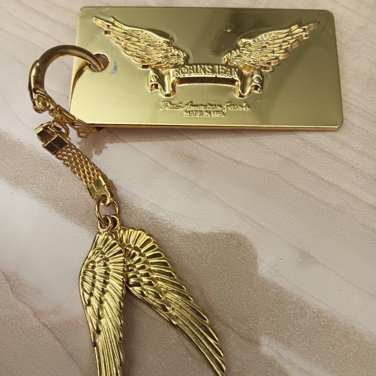 Robins jeans Gold wing Keychain #robinjeans #truey... | Depop