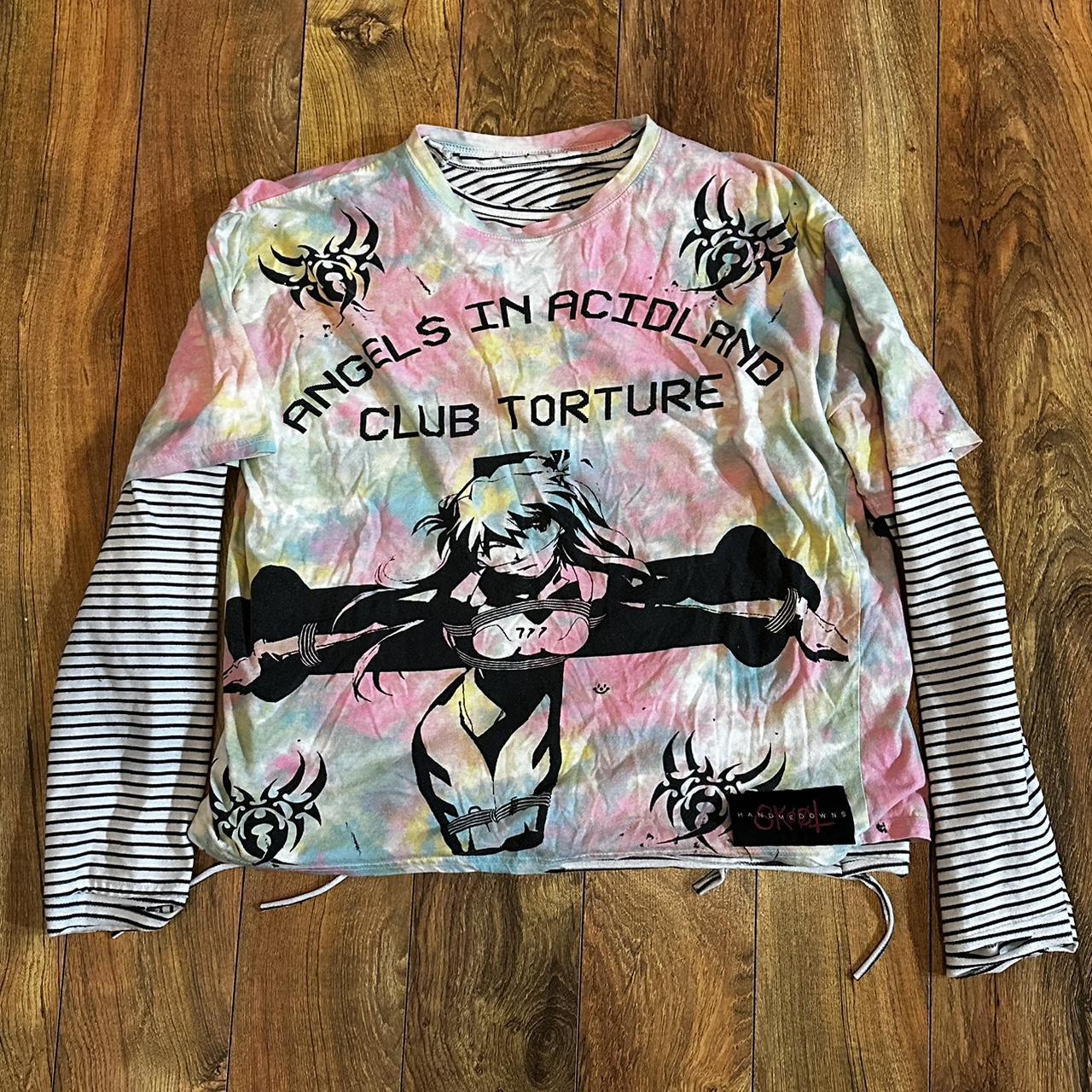 problemboy skoot evangelion long sleeve shirt one... - Depop