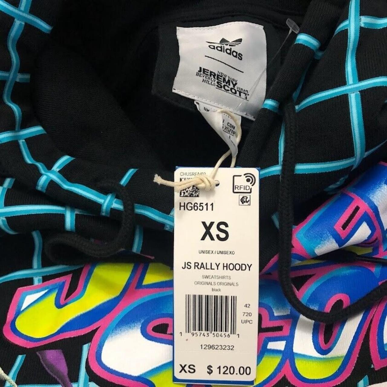 Adidas x Jeremy Scott Rally Car Aduly Pullover... - Depop