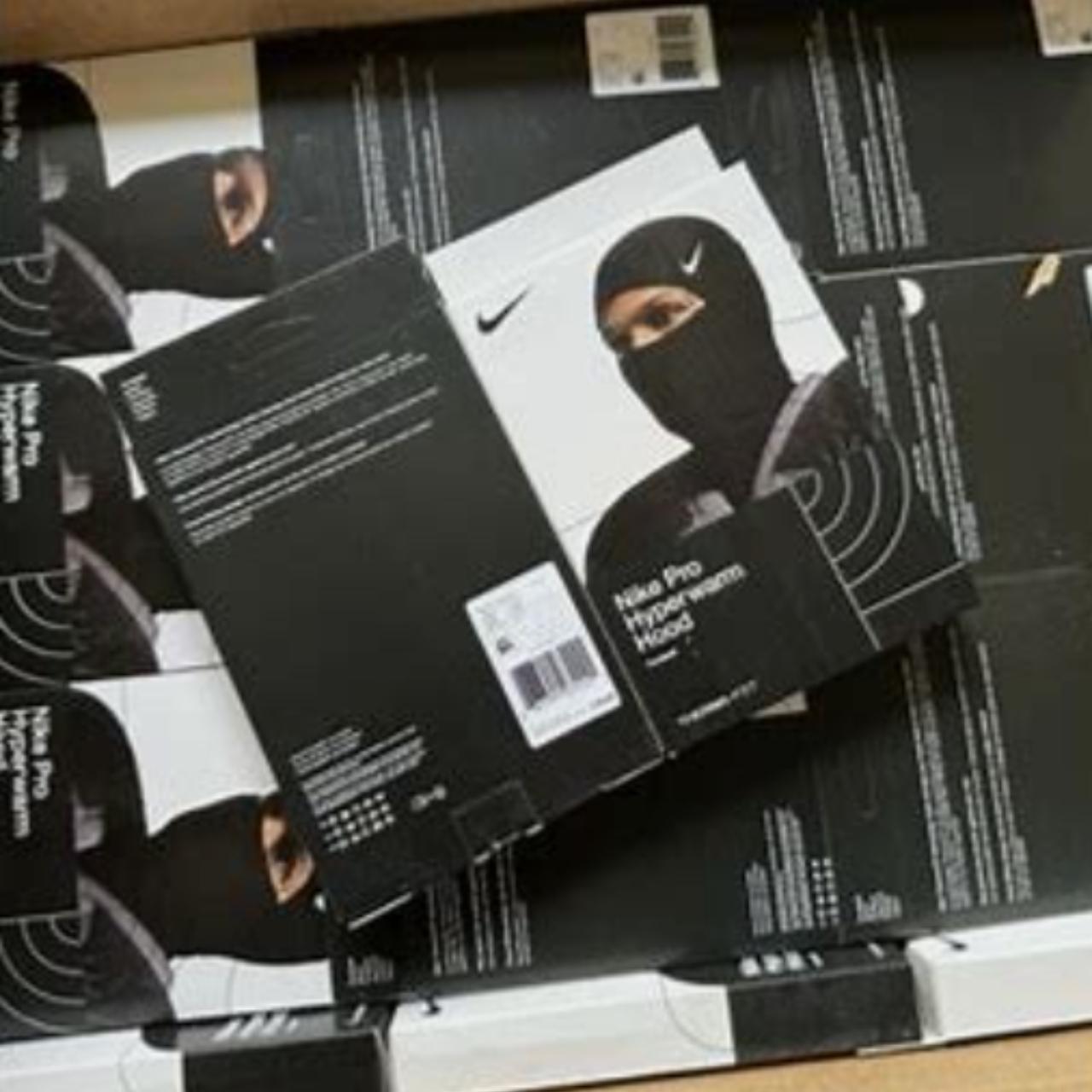 Nike Pro Therma-Fit Hyperwarm Hood Ski Mask Black... | Depop