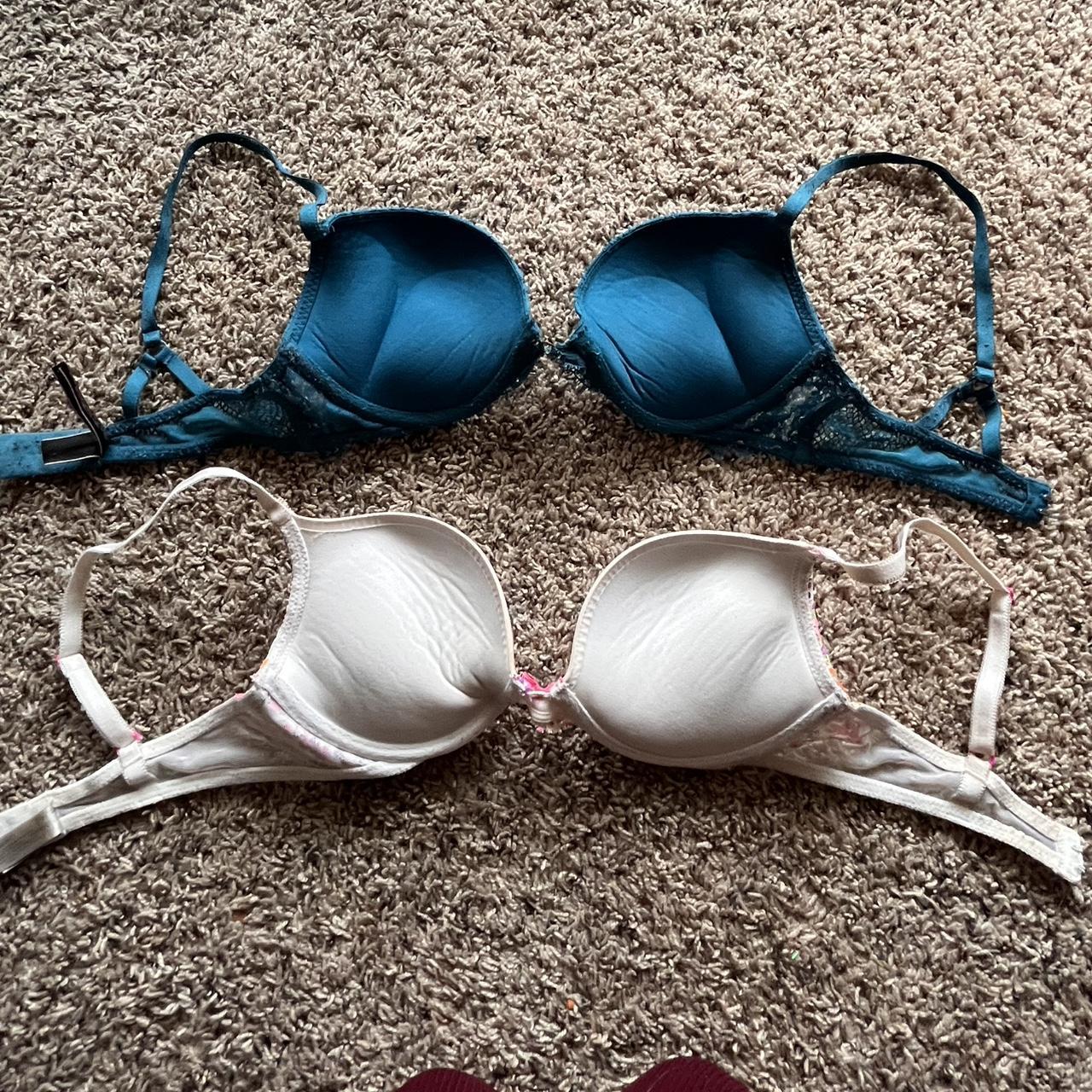 VICTORIA SECRET Push up bra bundle!!! The blue one... | Depop