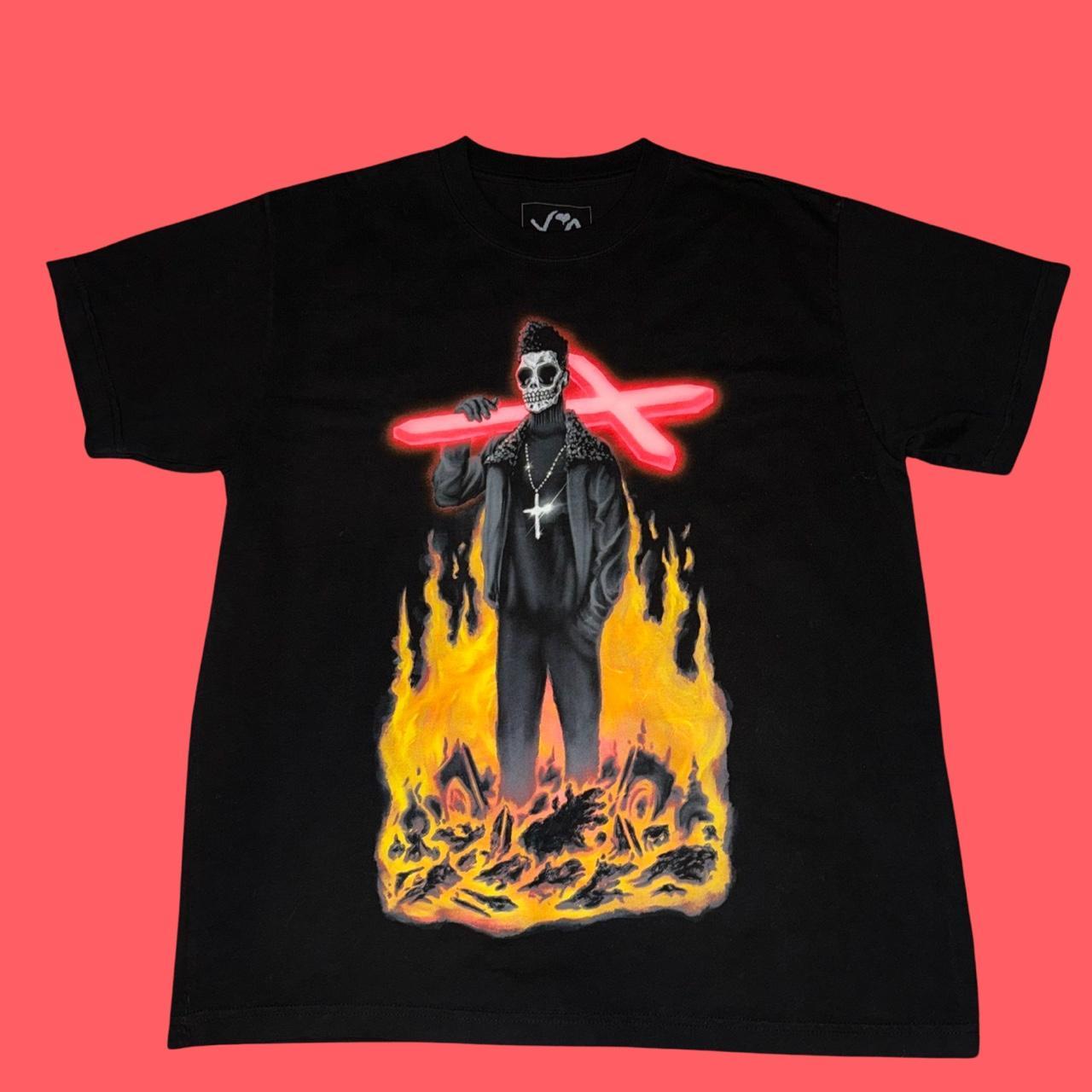 The Weeknd Tour Merch Size M Heavyweight Tee Only... - Depop