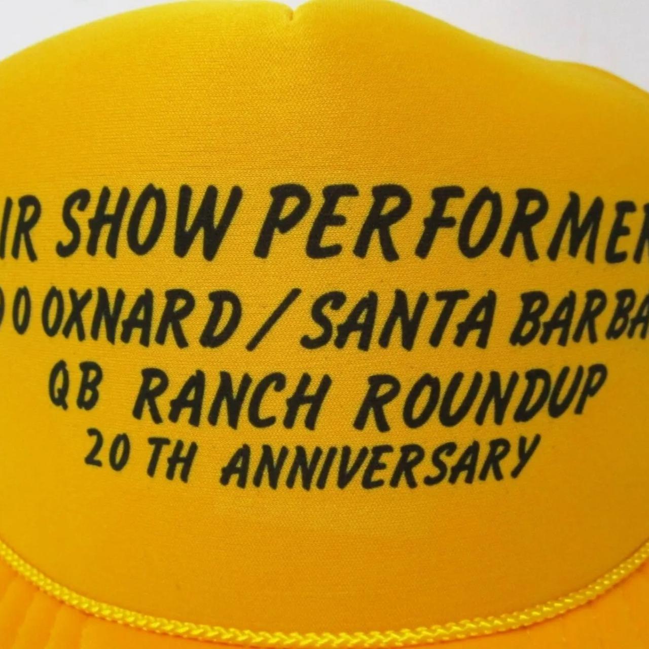 Vintage Air Show Performer Hat 1990 Oxnard Santa... - Depop