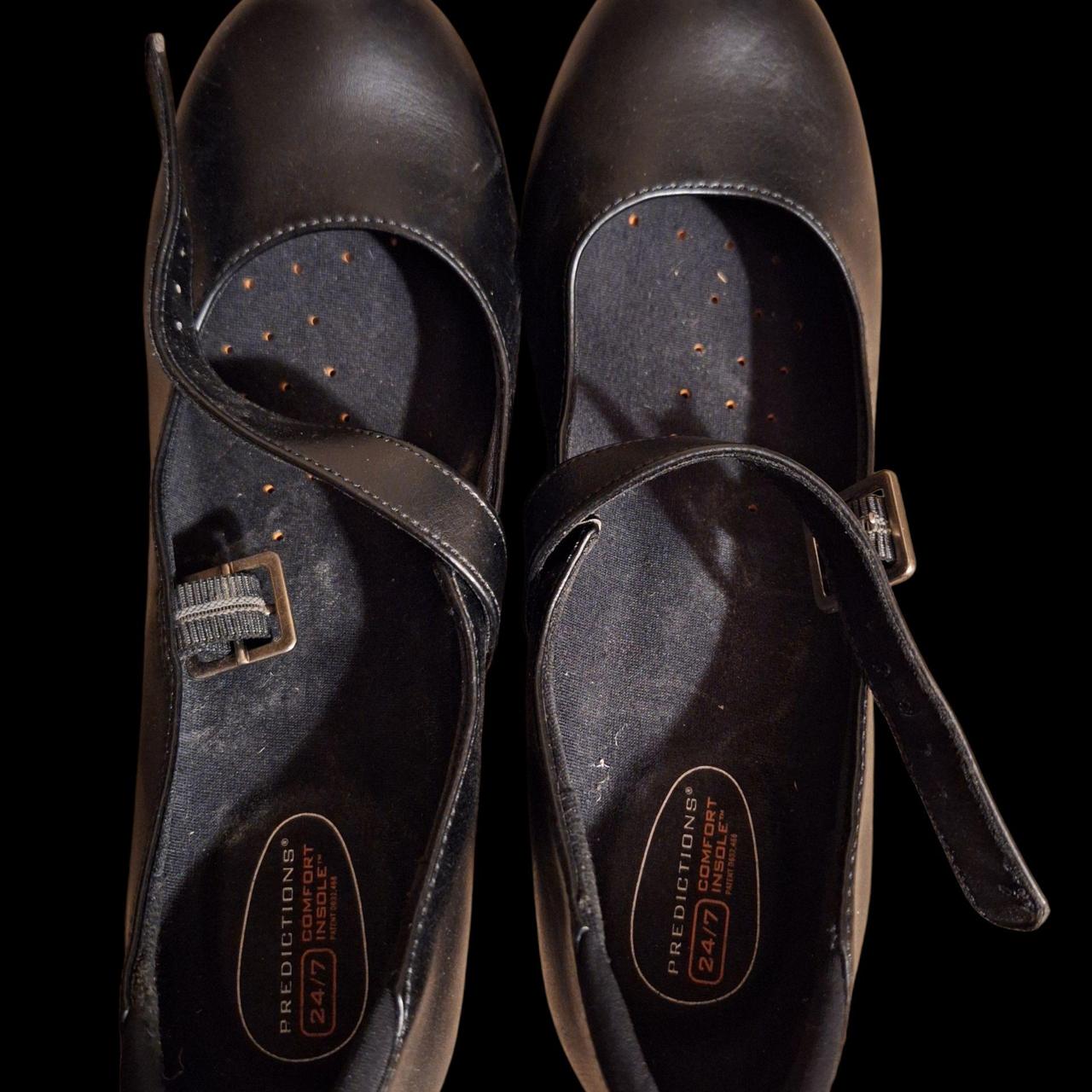 Safe T Step women's black slip resistant flats, size... | Depop