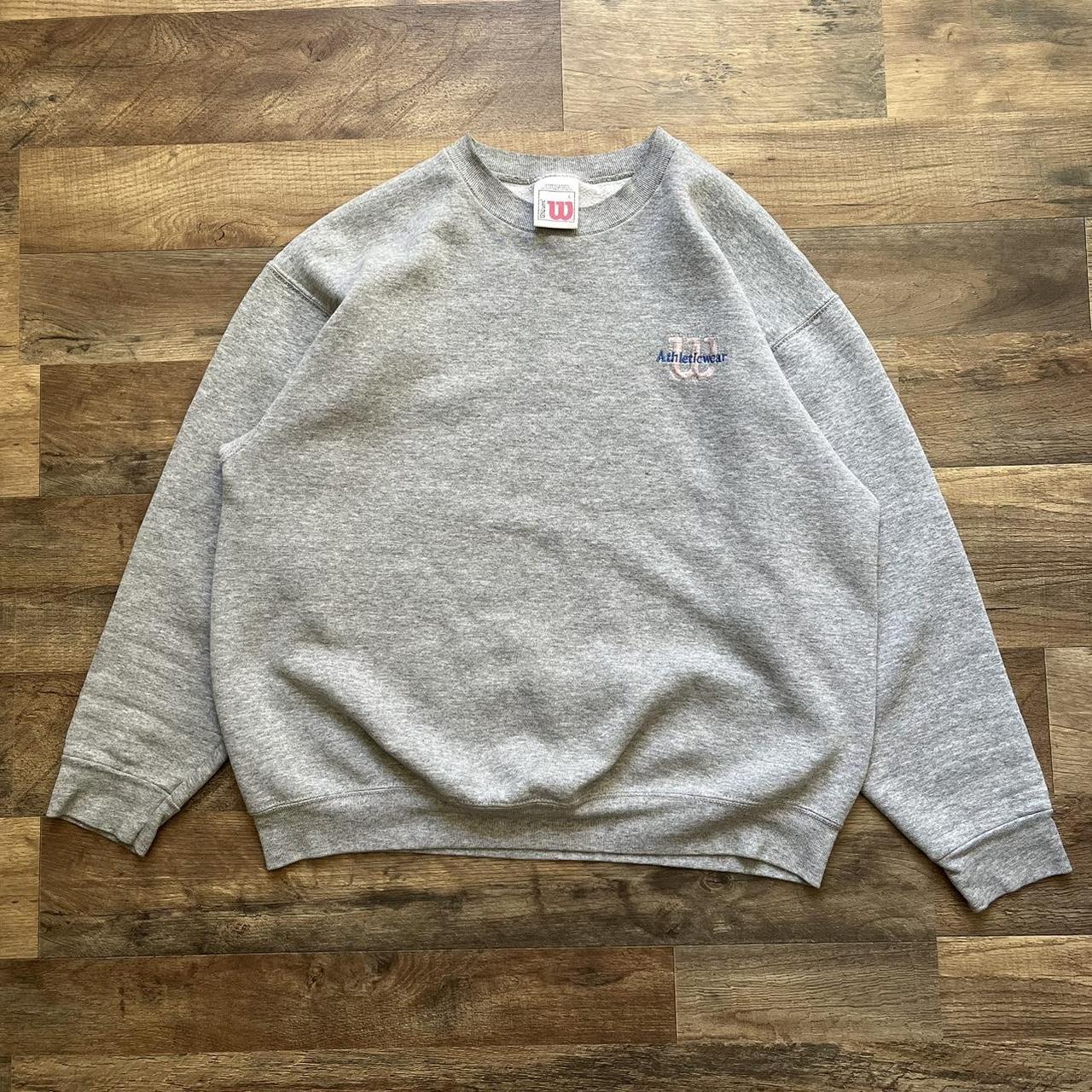 VINTAGE WILSON ATHLETIC CREWNECK... - Depop