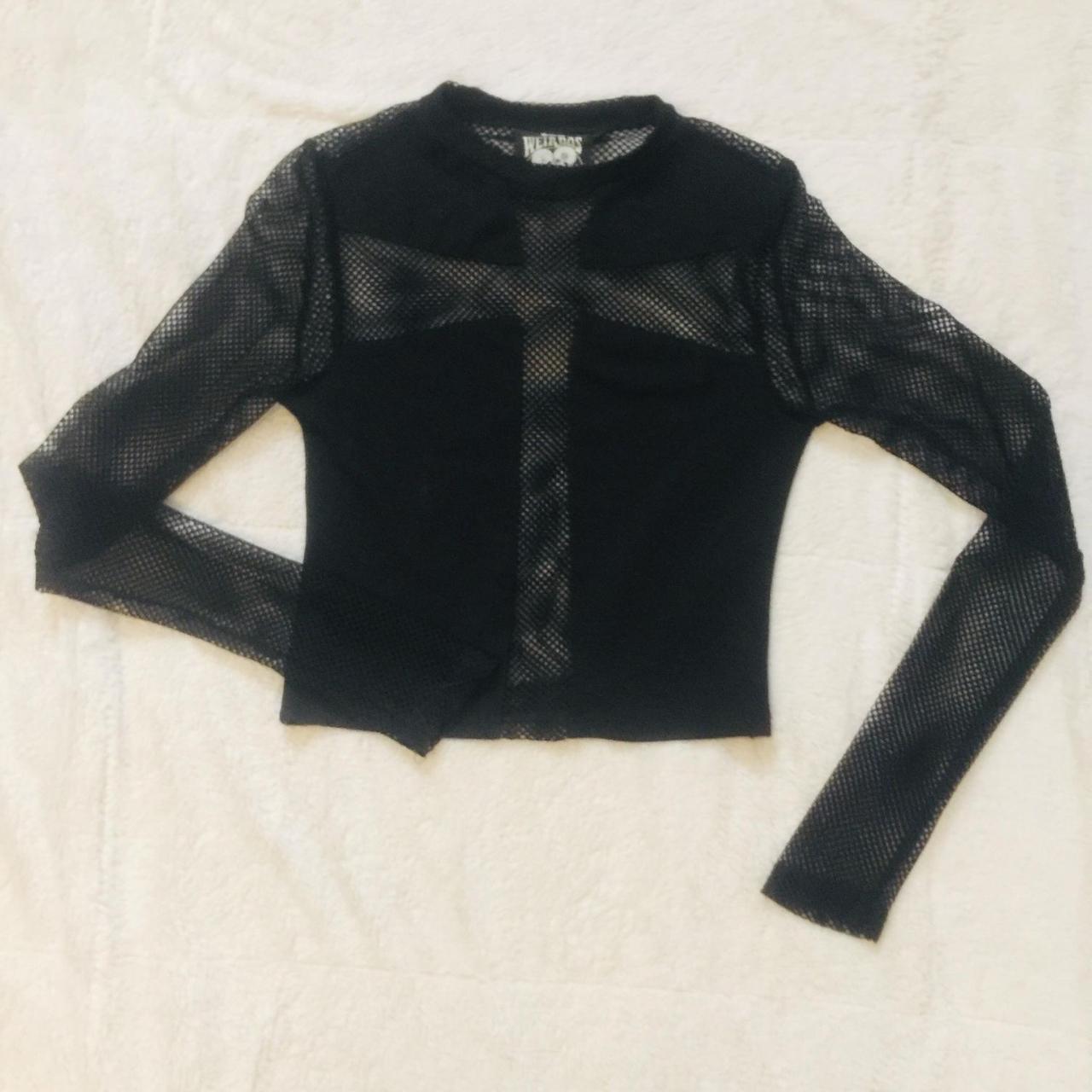 Fishnet Gothic Killstar Top - Depop