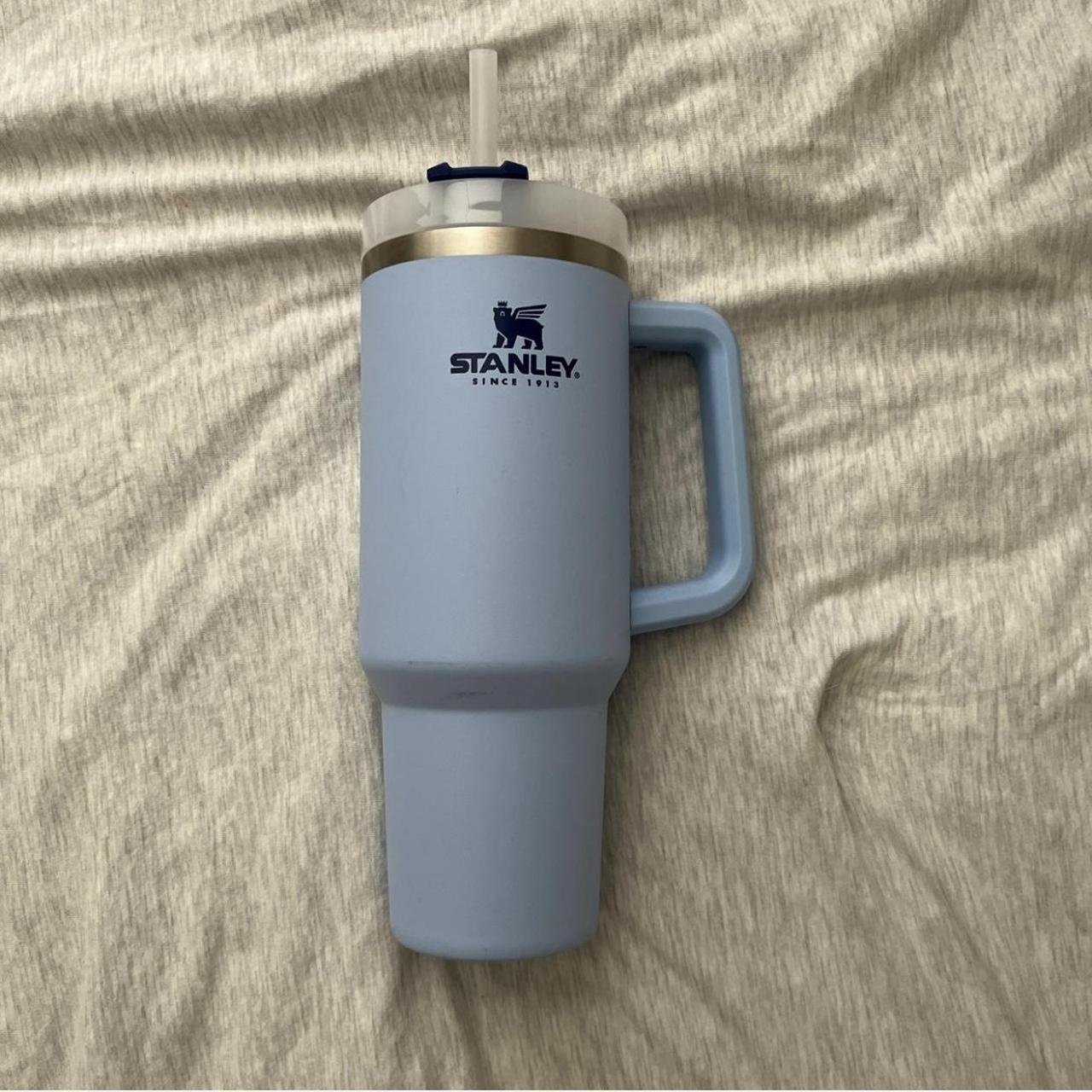 Light Blue 40 oz Stanley Cup 🩵Some scuff marks and... - Depop