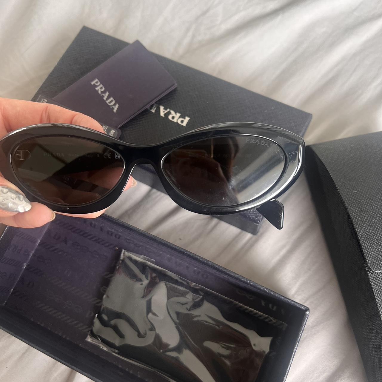 Prada oval sunglasses - Depop