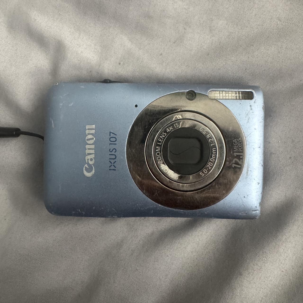 light blue (RARE) canon ixus 107 digital camera -... | Depop