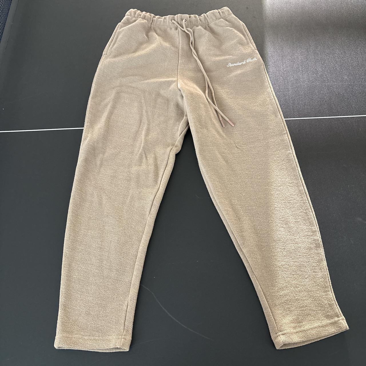Medium standard cloth pants only worn a couple time.... - Depop