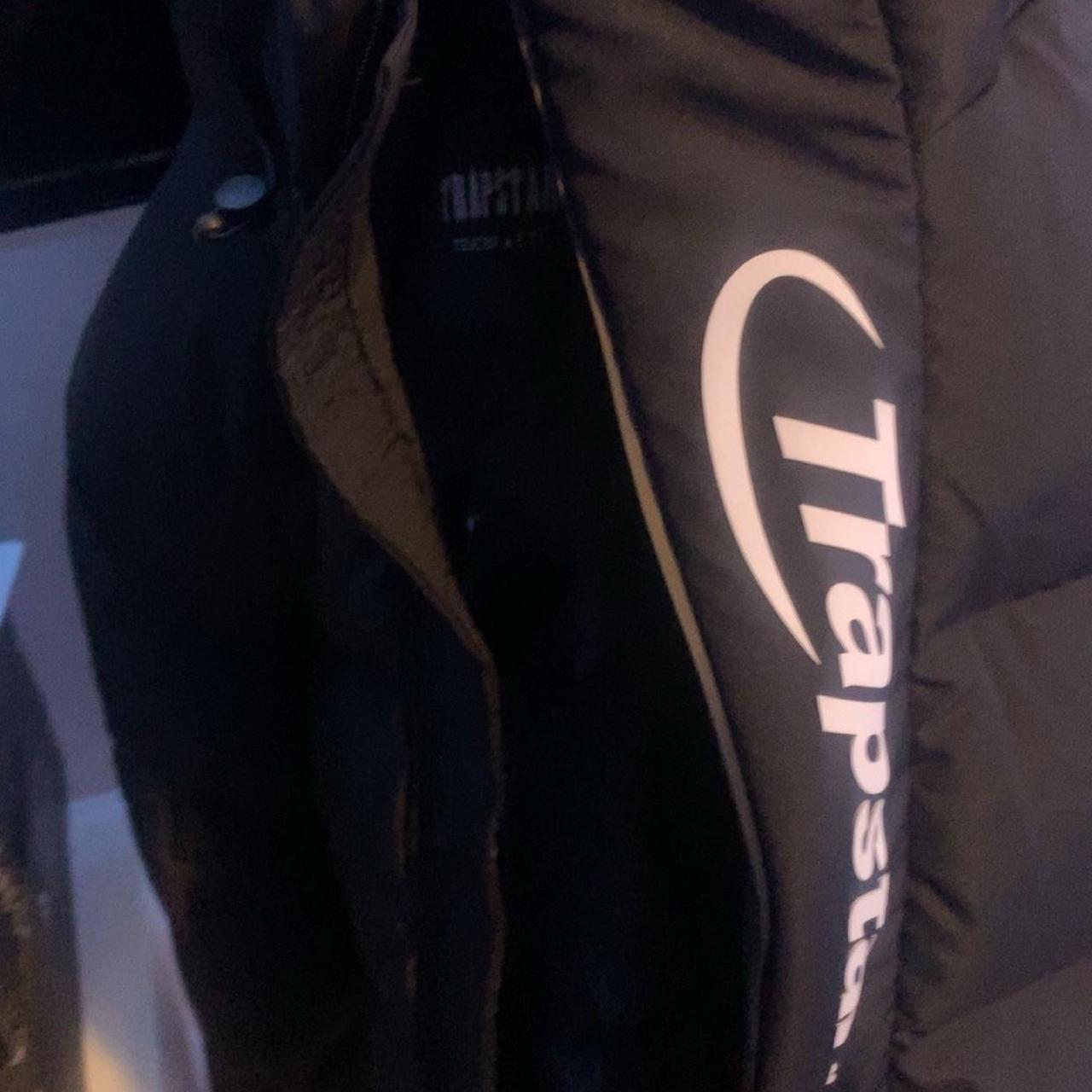 Black Trapstar puffer jacket #pufferjacket - Depop